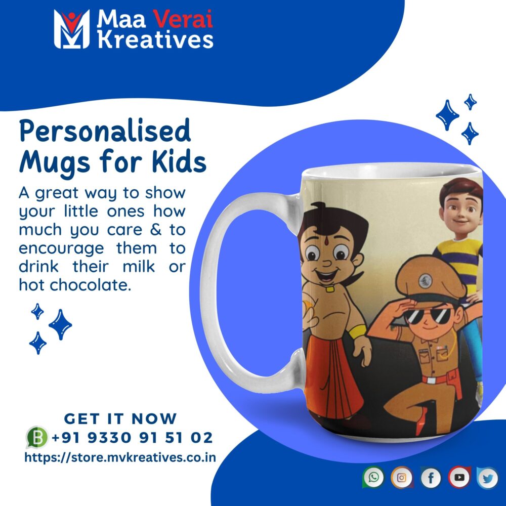 MVK Personalised Mugs for Kids – Maa Verai Kreatives Gifting