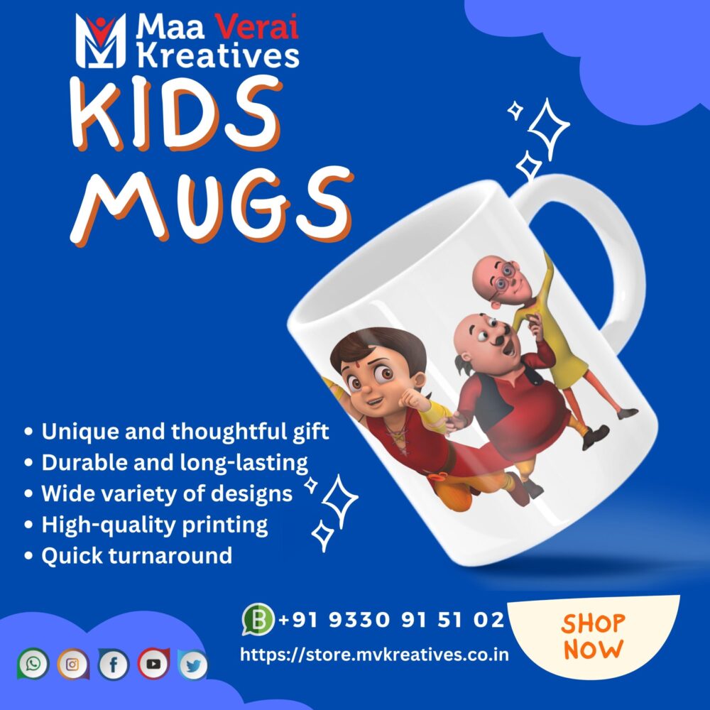 MVK Personalised Mugs for Kids – Maa Verai Kreatives Gifting